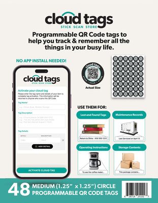 Openscreen Unveils Cloud Tags: Innovative QR Code Stickers to help Consumers Organize, Track and ...